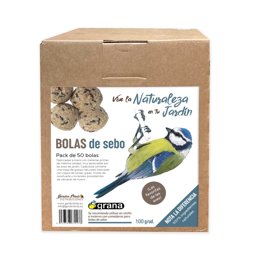 BS-25 Bolas de sebo caja 25 unid. - Garden Birds Distribuciones - Cajas ...